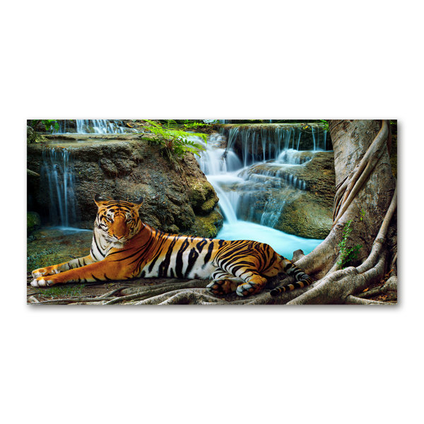 BohoLiving Tiger Waterfall - Kunstdrucke auf Leinwand - Wrapped Canvas | Wayfair.de